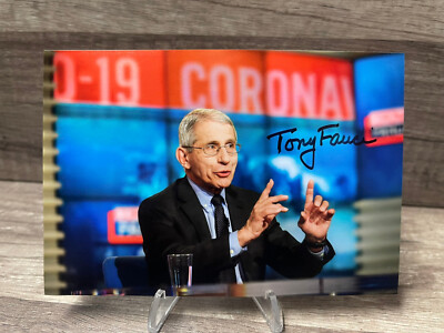 Dr. Anthony Tony Fauci Covid 19 Hand Signed 4x6 Photo TC46-5000 | eBay