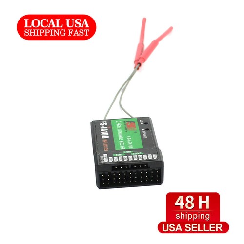 NEW Flysky FS-IA10B 10CH Receiver for FS-I10 I6S Radio Transmitter RC ...