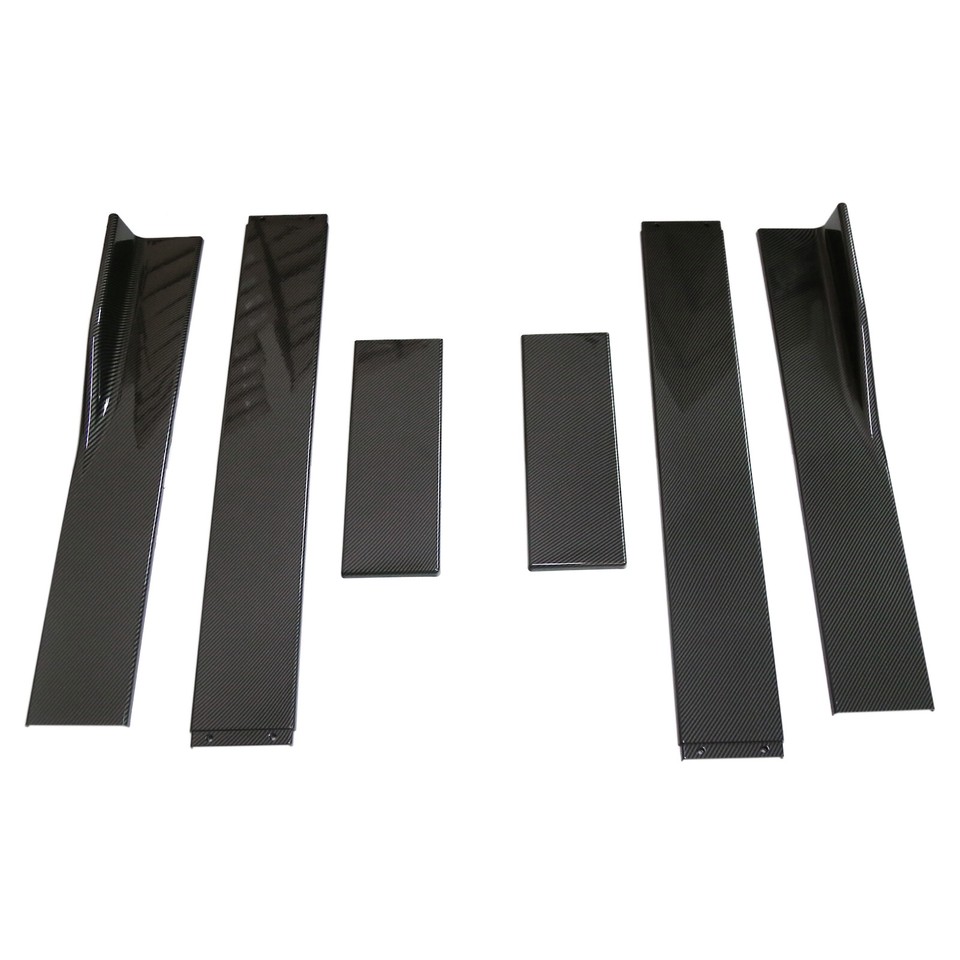 For Audi A4 A5 A6 A7 Carbon Fiber Front Bumper Lip Splitter Spoiler ...