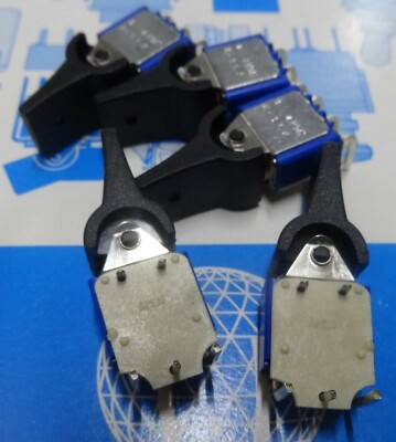 5x Apem 7932WA+U3802 PCB mount SPDT momentary contact paddle toggle ...