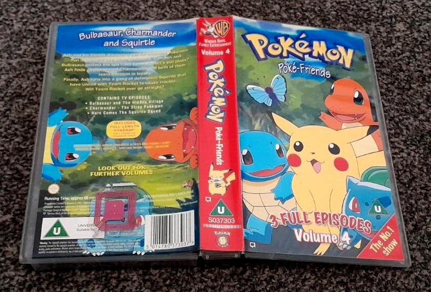 Pokemon TV Series - Vol. 4 - Poke-Friends (VHS/S, 2001) for sale online ...