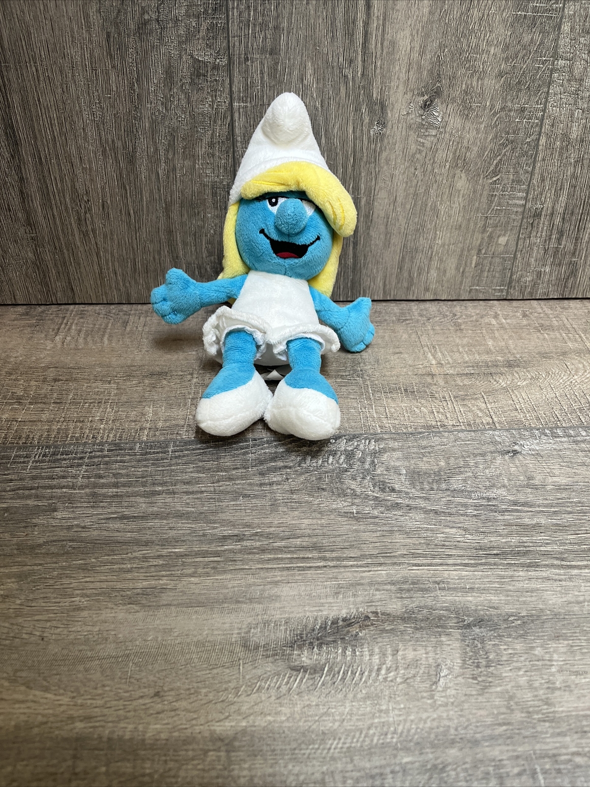 The Smurfs Plush 8" Smurfette Stuffed Jakks Pacific Beanie Baby Soft ...