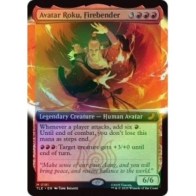 FOIL AVATAR ROKU, FIREBENDER (EXTENDED ART) Avatar: The Last Airbender ...