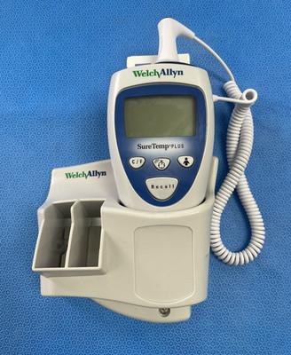 Hillrom Welch Allyn SureTemp Plus 692 Thermometer Wall Mount/4’Oral ...