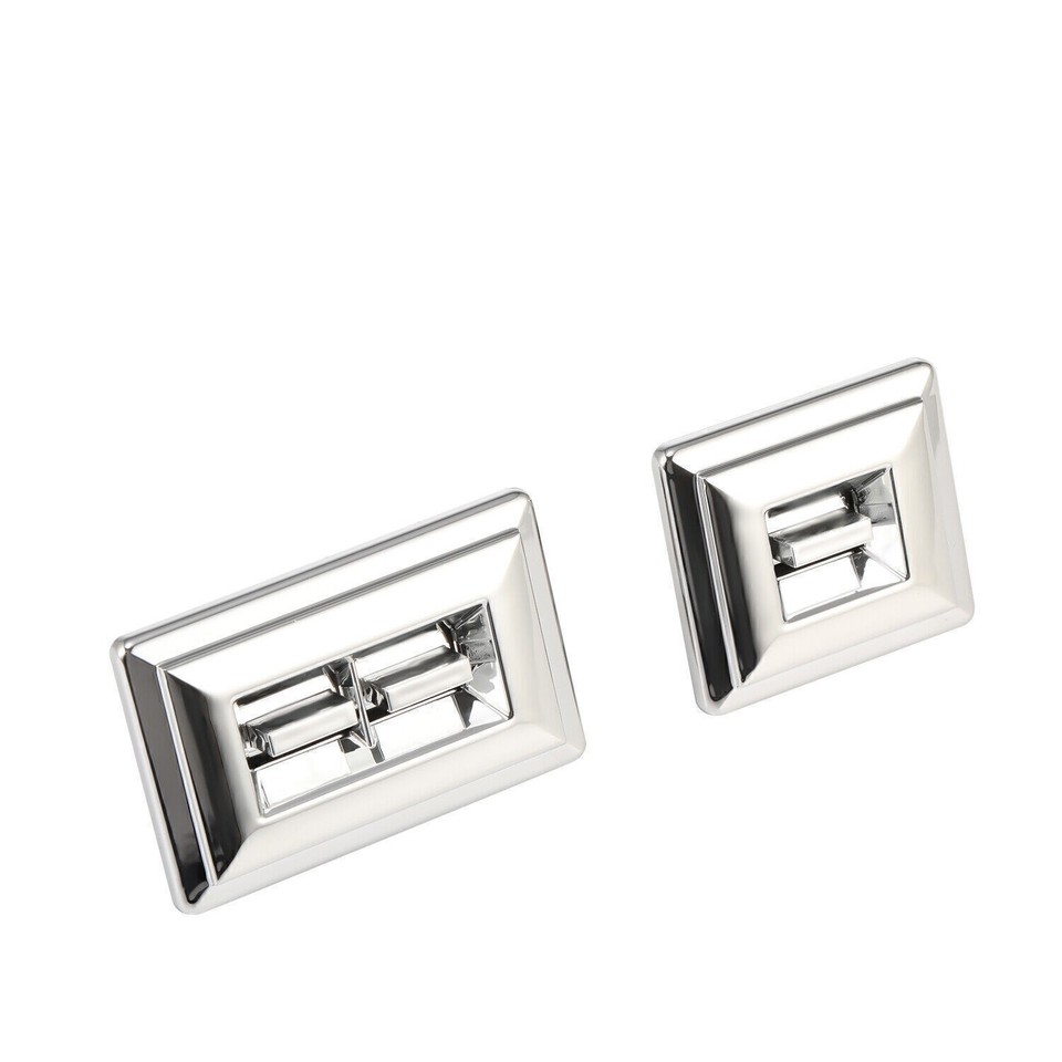 NEW Pair Set of 2 Chrome Power Window Switch For Chevy Chevrolet GMC ...