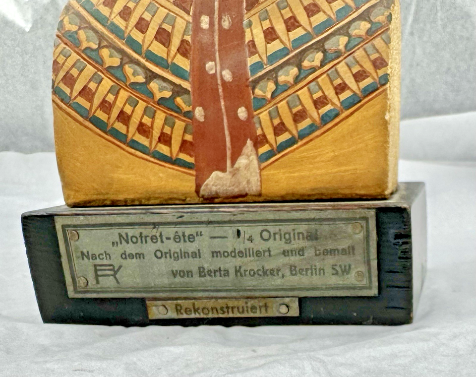Vintage Original Berlin Museum Replica Bust Of Nefertiti Ancient ...