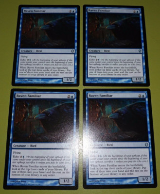 Raven Familiar x4 Commander 2013 4x Magic the Gathering MTG | eBay