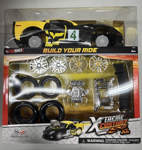 Ride Maker Xtreme Customz XL Build a Chevy Corvette Model Car Set | eBay