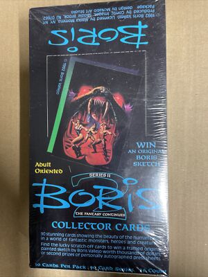 1995 Boris Series II Trading Card Box Comic Images 36 CT Factory Sealed ...