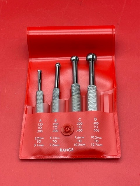 Starrett S829EZ Small Hole Gage - Set, .125-.500" Range, 4 Pieces IN ...
