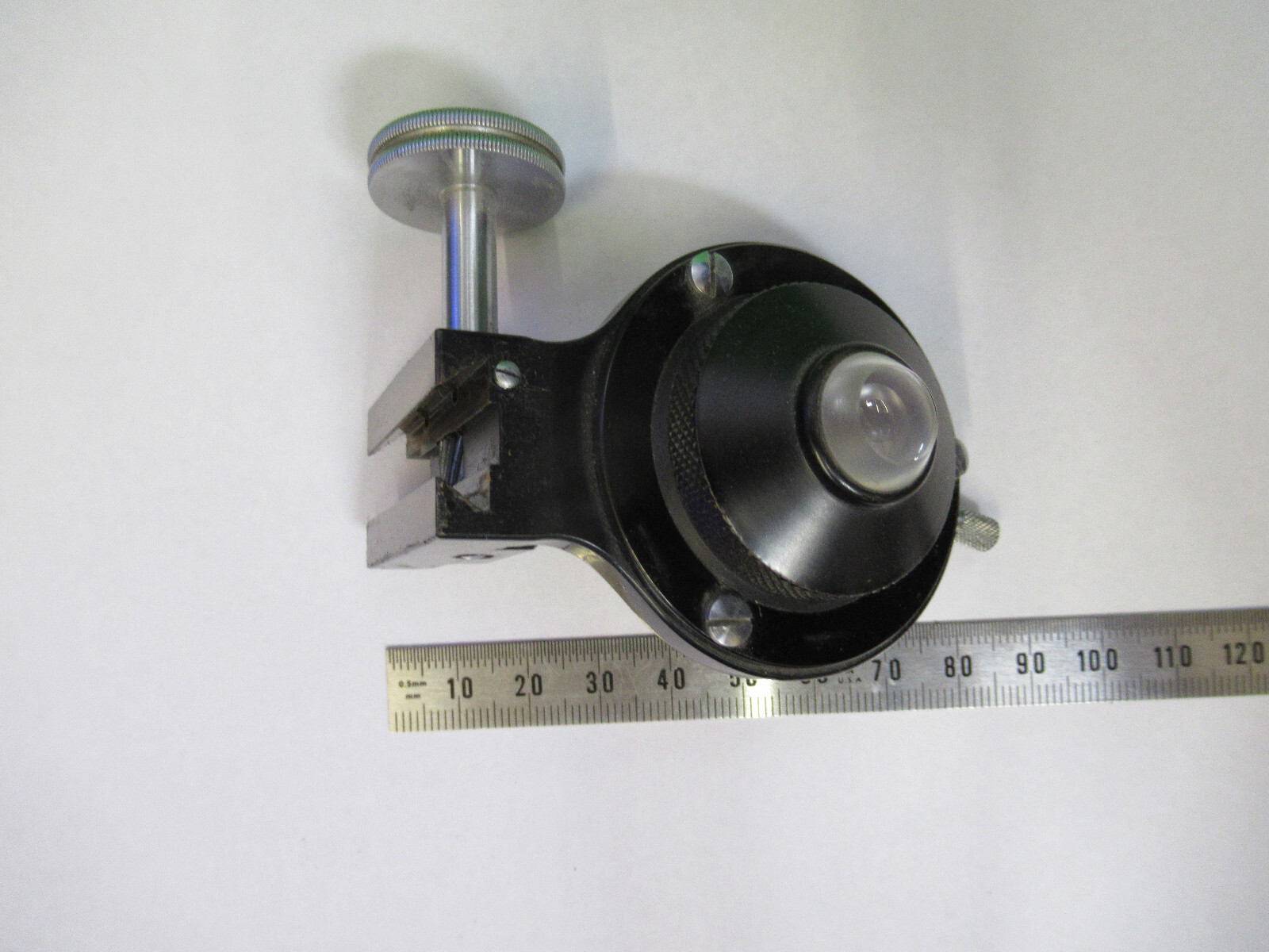 ANTIQUE BAUSCH LOMB CONDENSER HOLDER LENS MICROSCOPE PART AS PICTURED ...