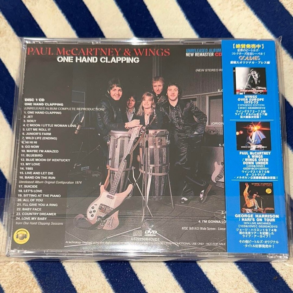 PAUL McCARTNEY & WINGS / ONE HAND CLAPPING (CD+DVD) w/ OBI New | eBay