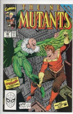 NEW MUTANTS #86, NM-, Cable cameo, 1st, Liefeld, Vulture, more Marvel ...
