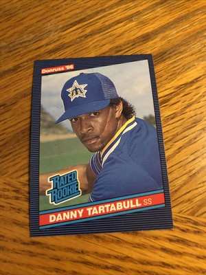 1986 Donruss Rated Rookie #38 Danny Tartabull Set Break RC Seattle ...