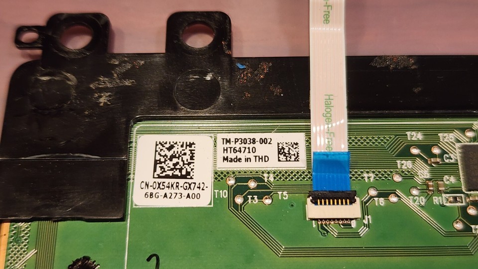 Dell XPS 13 9350 9360 Touchpad w/ Cable JP4PR P6CK7 X54KR TM-P3038-002 ...