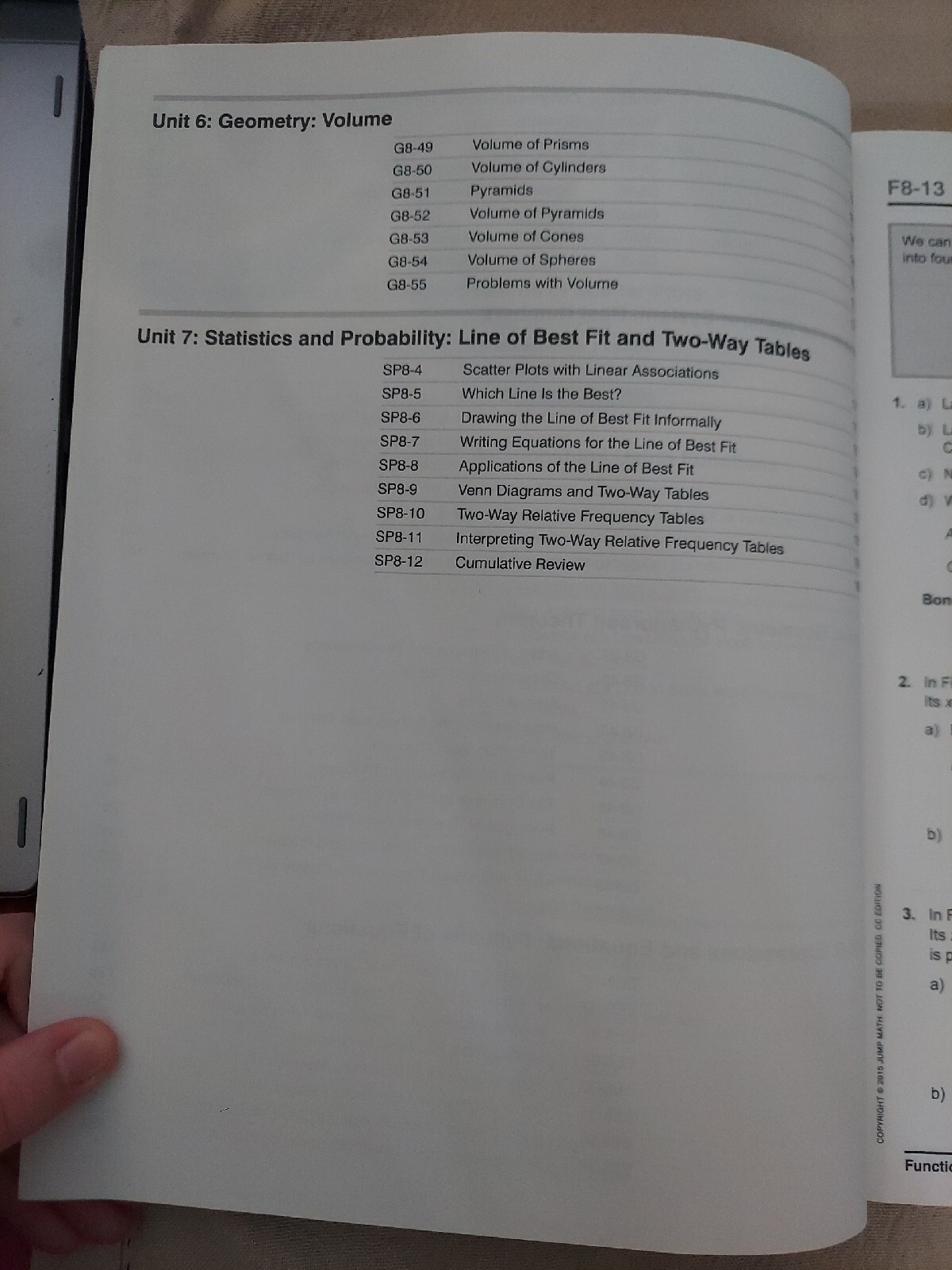 Jump Math CC AP Book 8.1 Common Core Edition by John Mighton ...