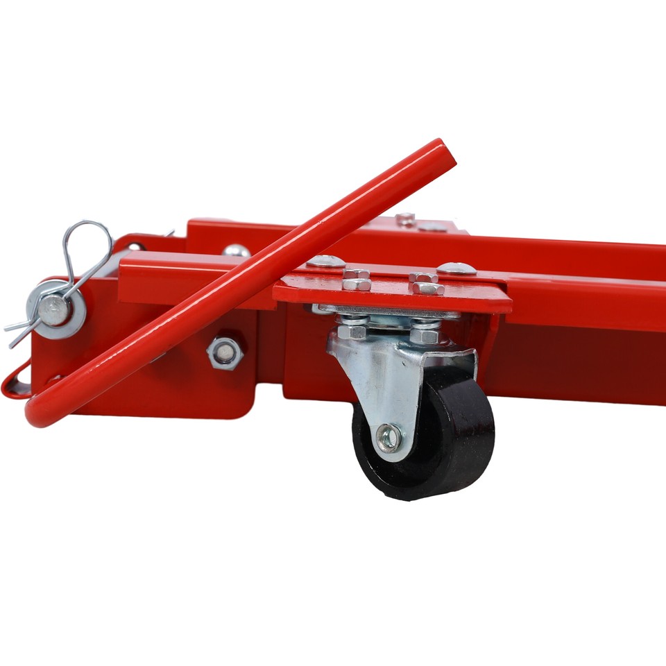 81.5" Extra Long Steel Motorcycle Dolly 1250 lbs Capacity w/6 Swivel ...