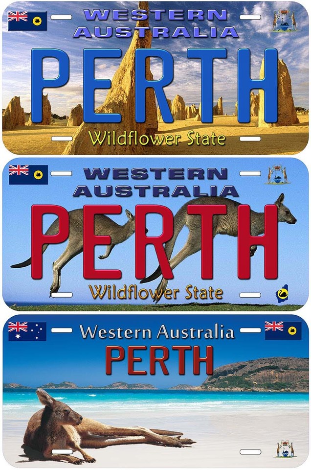 Perth Australia Novelty Car License Plate | eBay