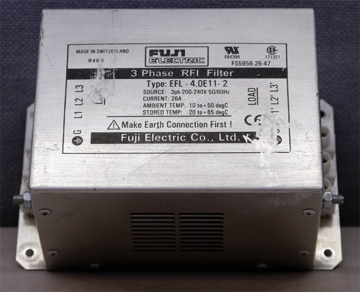 Fuji Electric Co. Ltd. EFL-4.0E11-2 Three Phase RFI Filter | eBay