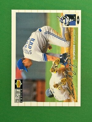 1994 Upper Deck Collector's Choice #423 Ed Sprague Silver Signature ...
