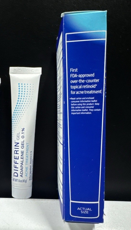 Differin Gel 0.1% Acne Treatment 1.6oz Tube Exp.11/2027 NEW | eBay