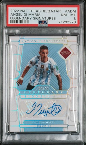 ANGEL DI MARIA 2022 National Treasures Legendary Signatures AUTO /99 ...