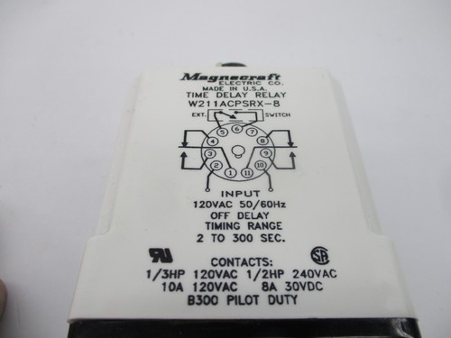 MAGNECRAFT W211ACPSRX-8 120VAC 10A 2-300S NSMP | eBay