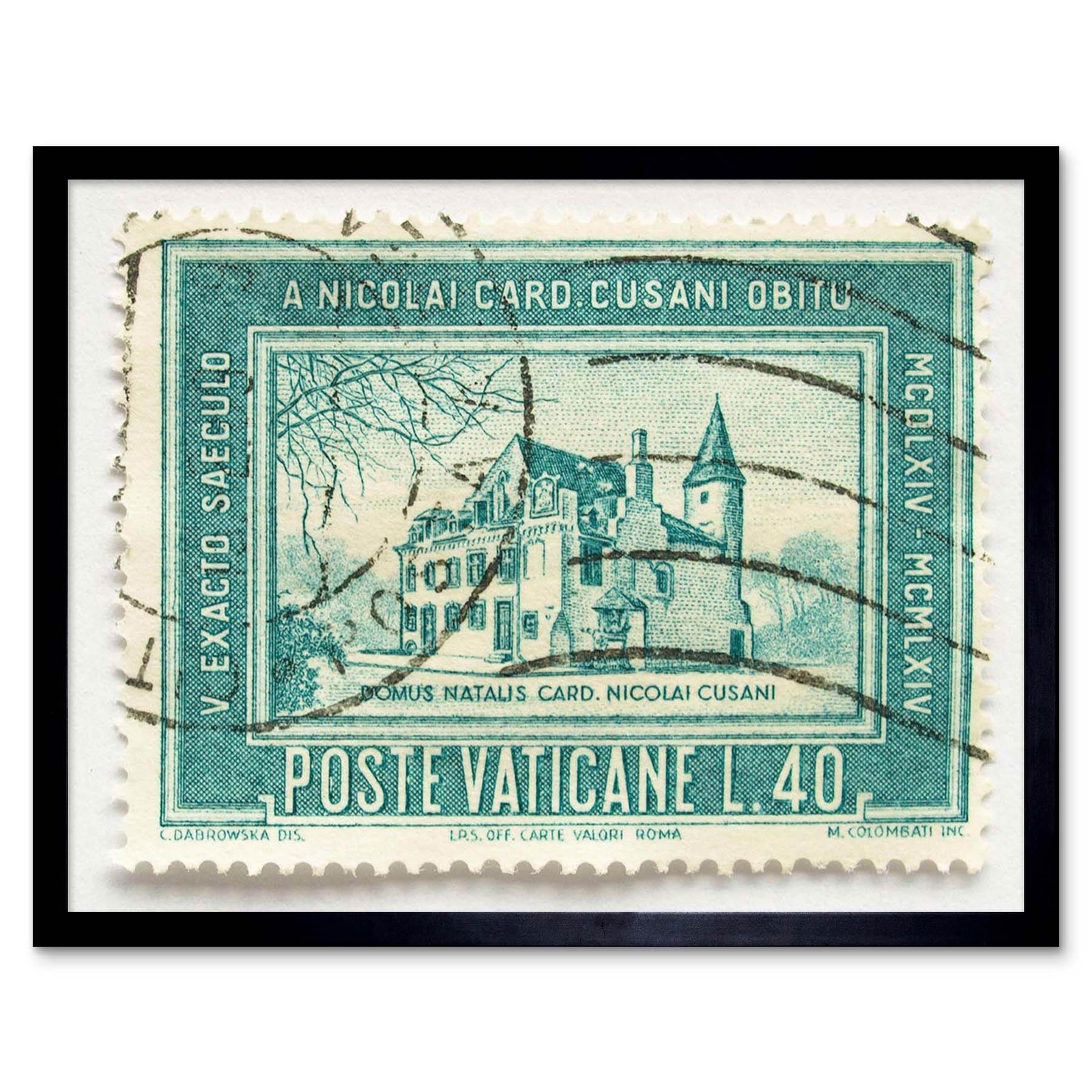 Vatican City Postage Stamp Philately 12X16 Inch Framed Art Print | eBay