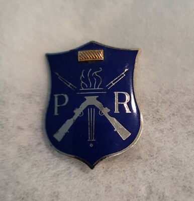 1940's National Society of Pershing Rifles Officer 2nd LT DI DUI CREST ...