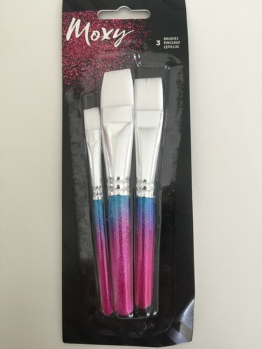 American Crafts 346709 Moxy Brushes 3 Pack- New | eBay