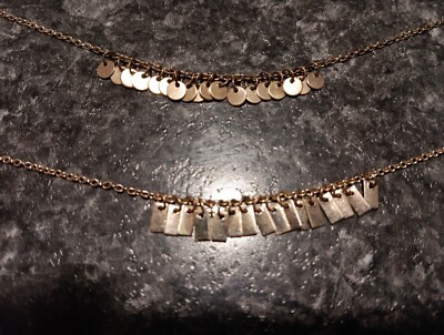 Fashion Jewelry Bracelets Goldtone Thin Chain + Small Charms Two ...