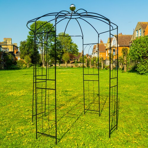 Woodside Santon Metal Garden Wedding Birdcage Pergola Outdoor Arch ...