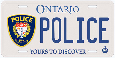 Ontario Ottawa Police Any Name Personalized Novelty Car License Plate ...