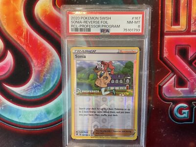 Pokemon Trainer Sonia #167 Professor Program PSA 8 | eBay