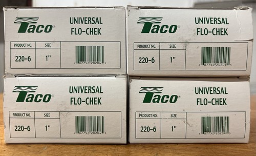4 - Taco Universal Flo Check 1” 220-6 | eBay