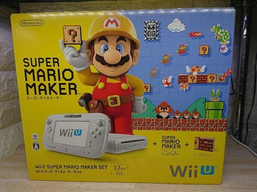 Super Mario Maker Limited Edition Nintendo Wii U 32GB console boxed ...