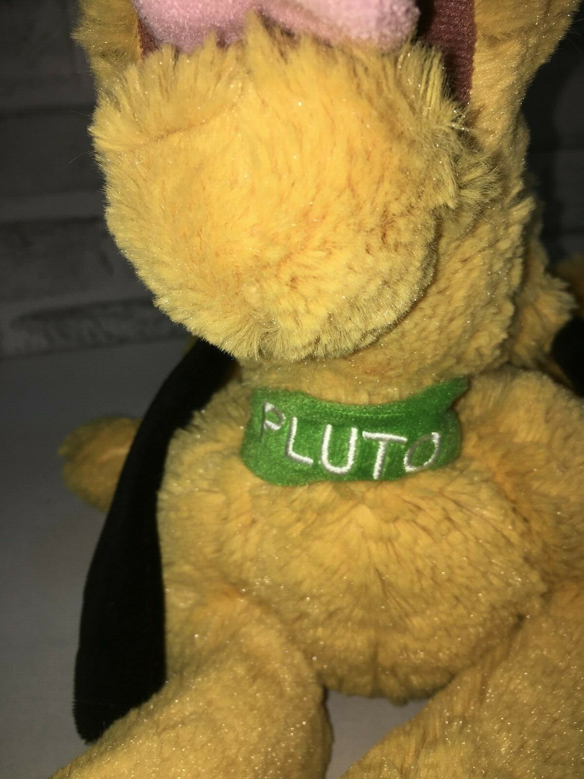 DISNEY STORE AUTHENTIC PLUTO PLUSH STUFFED ANIMAL MICKEY MOUSE DOG ...