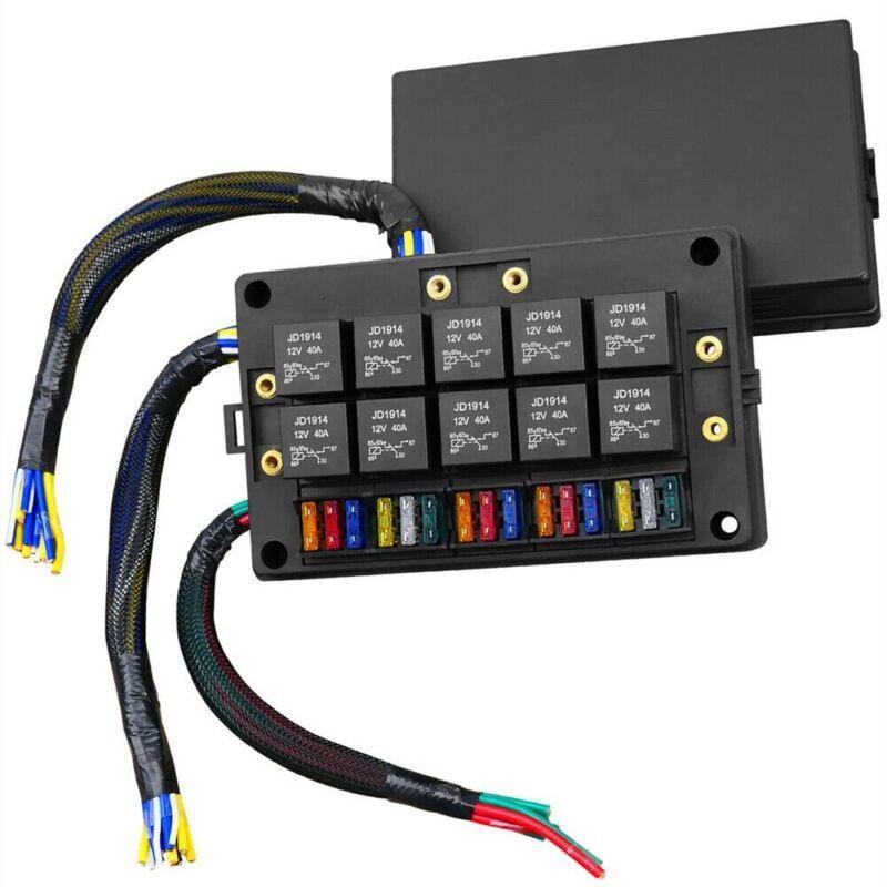 1*Car Fuse Box Holder General Relay Socket Protector Auto Truck Marine ...
