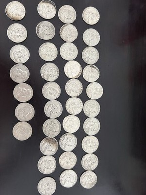 Lots Of 37 Ben Franklin Half Dollars | eBay