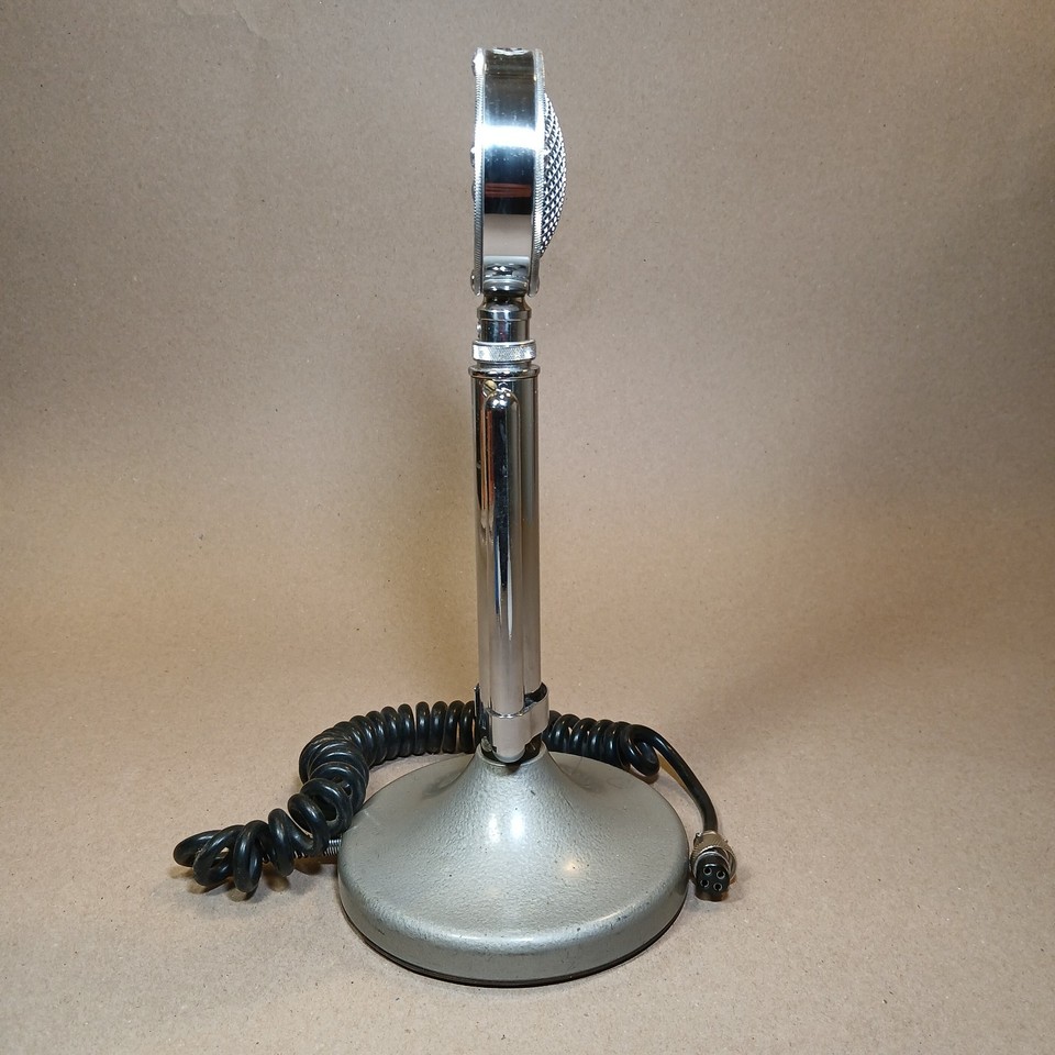 Vintage Astatic D-104 Lollipop Microphone 4 Pin T-UG8 Stand Mic Ham ...