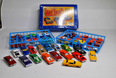 Hot Wheels Loose Lot with carrying case Muscle car Mopar Lot of 41 cars ...