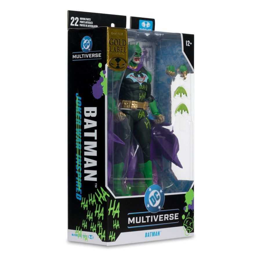 Batman: Joker War - Batman (Jokerized) Gold Label 7" Action Figure NEW ...