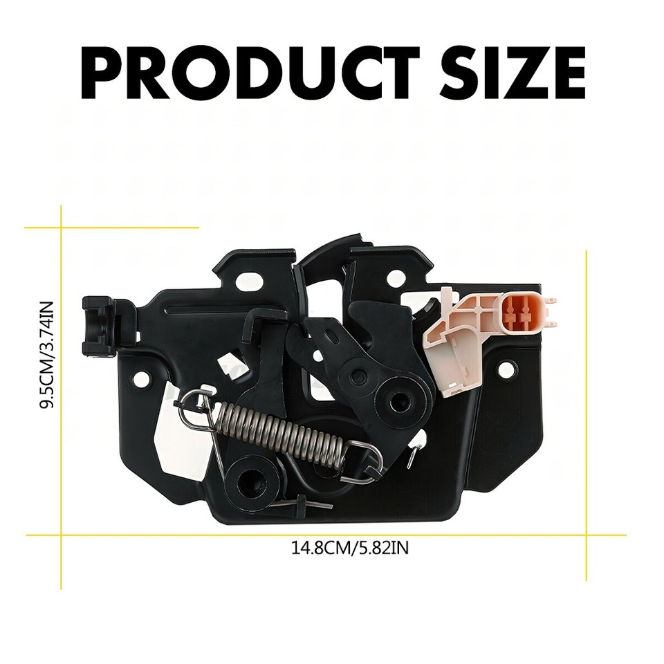 2PCS Fits For Ford Fiesta Front Bonnet Hood Locking Latch 1831520 Ca6a ...