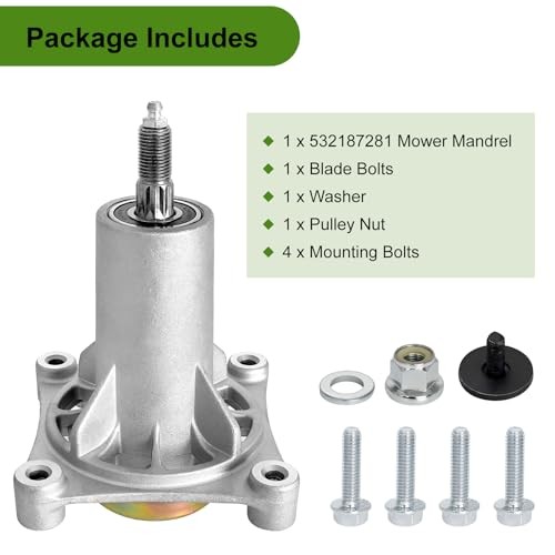 187292 192870 Spindle Assembly Craftsman Husqvarna Ariens Poulan Pro ...