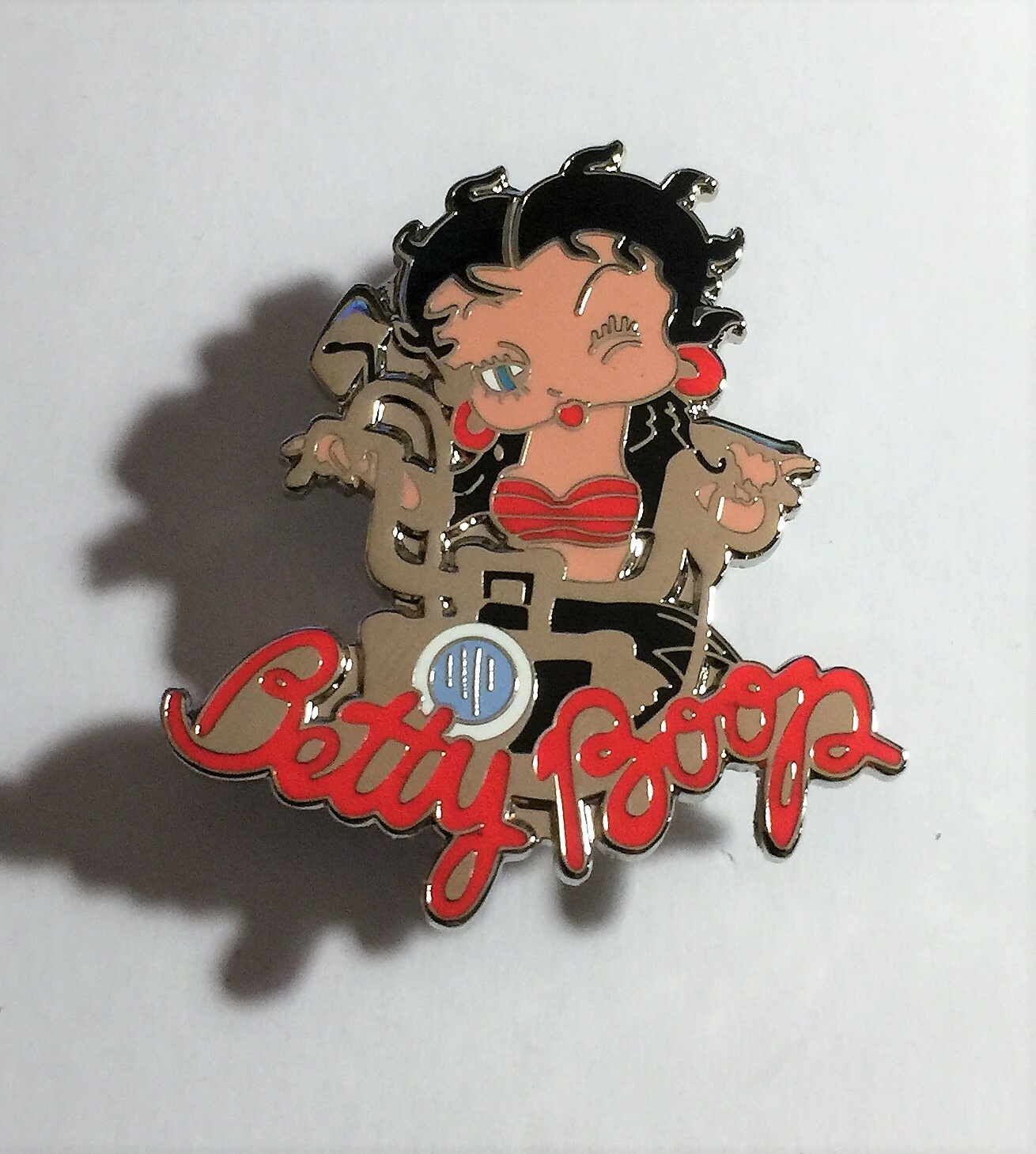Betty Boop, Motorcycle, Hat Pin, Lapel Pin, 2 clutches Vintage Badge ...