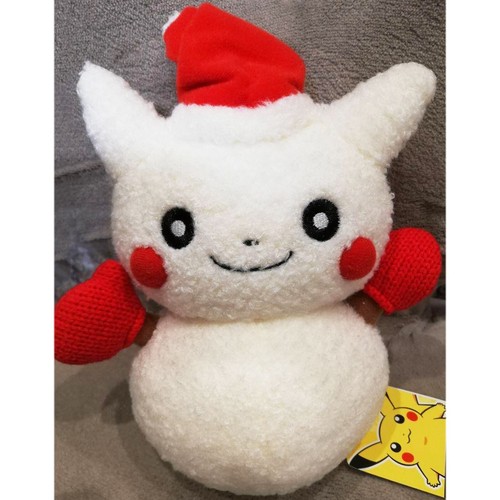 Pokémon Center Pika Daruma Mittens Plush Toy Pikachu Snowman Japan Near ...