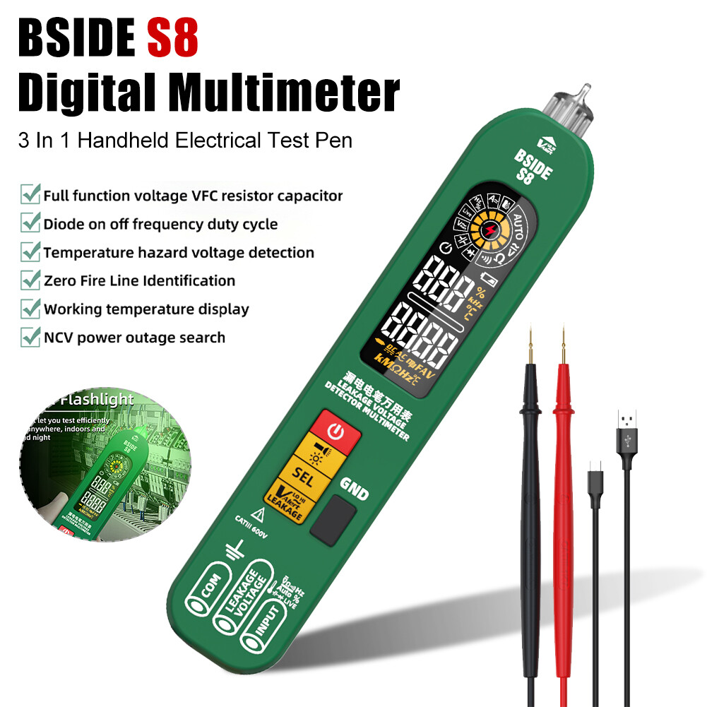 3In1 Handheld Digital Multimeter Electrical Test Pen Voltage Tester ...
