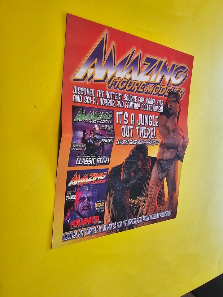 Amazing Figure Modeler Magazine Promo Advertisement....Old Nice ...