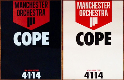 MANCHESTER ORCHESTRA Cope Ltd Ed 2 New HUGE Rare Tour Posters! Indie ...