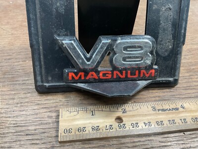 Dodge Magnum V8 Name Badge Emblem Vintage | eBay